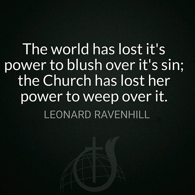 Weep Over Sin! | FOR THE LOVE OF GOD