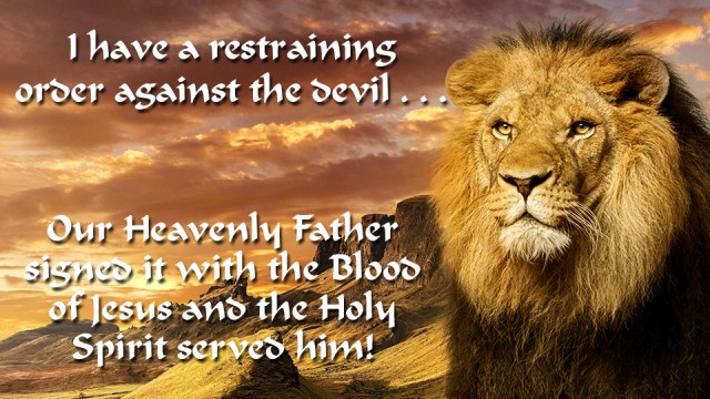 Restraining Order | FOR THE LOVE OF GOD